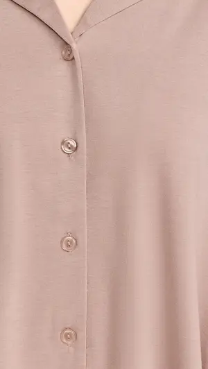 Flora Nikrooz Solid Knit Caftan Pajama Set
