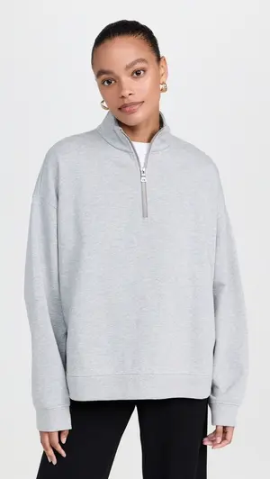 Marissa Webb Teagan Quarter Zip Sweatshirt