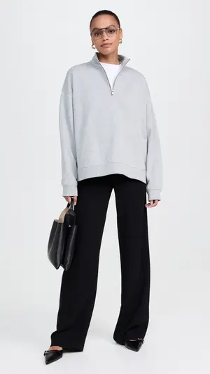 Marissa Webb Teagan Quarter Zip Sweatshirt