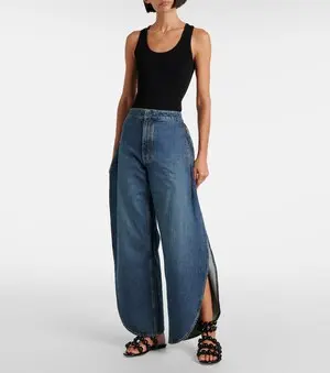 Alaïa Sphere Leather Sandals