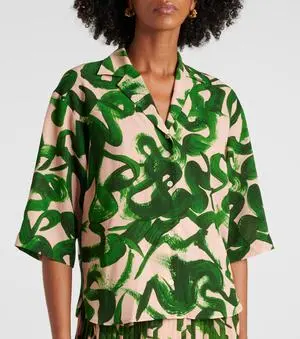 Dries Van Noten Printed Shirt - Green