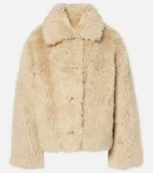 YVES SALOMON Wool Jacket - Beige