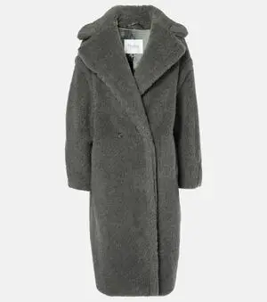 Max Mara Teddy Bear Icon Wool And Silk-blend Coat