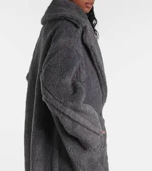 Max Mara Teddy Bear Icon Wool And Silk-blend Coat
