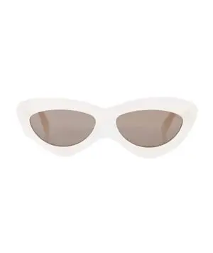 Loewe Logo Cat-eye Sunglasses - White