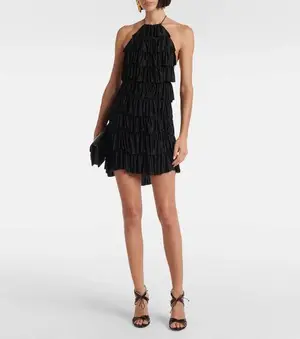 TOM FORD Ruffled Halterneck Minidress