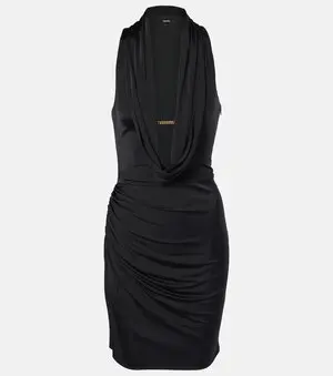 TOM FORD Draped Jersey Minidress