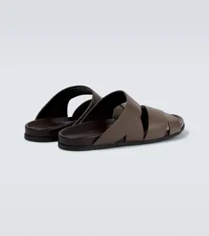 Manolo Blahnik Inezmu Leather Sandals