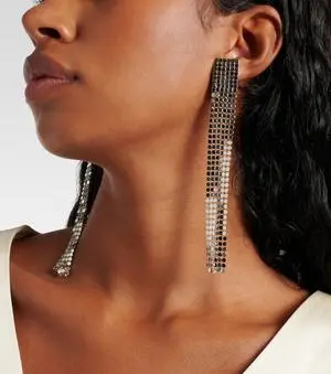 JIL SANDER Chainmail Drop Earrings