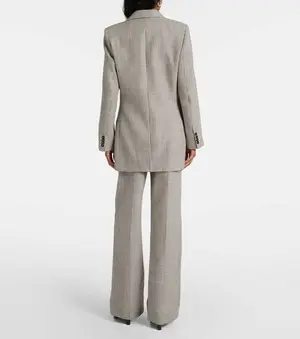 JOSEPH Mouline Leandre Wool-blend Blazer - White