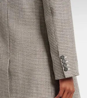 JOSEPH Mouline Leandre Wool-blend Blazer - White