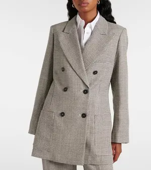 JOSEPH Mouline Leandre Wool-blend Blazer - White