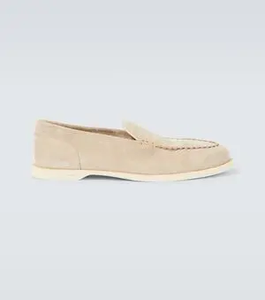 John Lobb Logo Loafers For Men