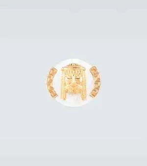 Versace La Maschera Signet Ring - Multicoloured