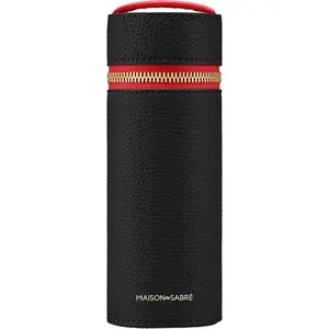 MAISON DE SABRE Leather Brush Case - Rouge Noir