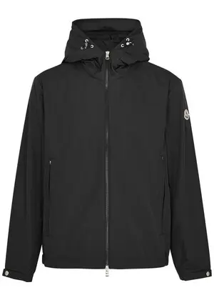 Moncler Traversier Hooded Nylon Jacket - Black