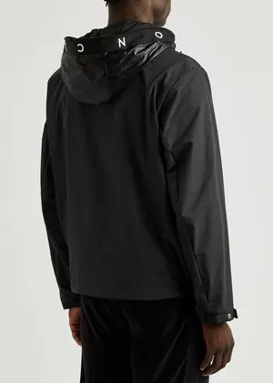 Moncler Traversier Hooded Nylon Jacket - Black