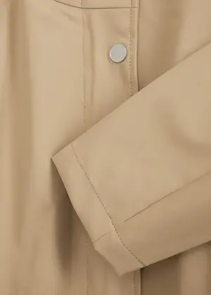 Rains Belted Hooded Waterproof Jacket