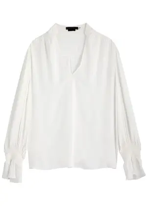 Alice + Olivia Monica Chiffon Blouse