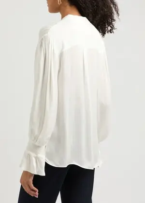 Alice + Olivia Monica Chiffon Blouse