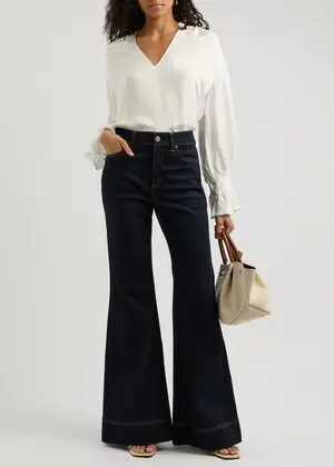 Alice + Olivia Monica Chiffon Blouse