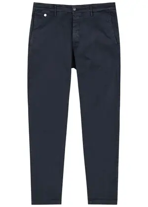 REPLAY Benni Hyperflex X.lite Cotton-blend Chinos - Navy