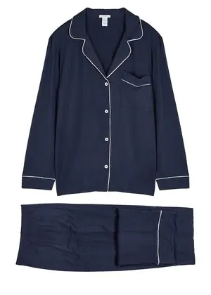Eberjey Gisele Stretch-jersey Pyjama Set - Navy