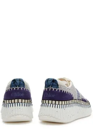 Chloé Nama Panelled Sneakers - Multicoloured