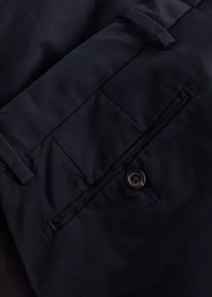 Polo Ralph Lauren Slim-leg Stretch Cotton Chinos, Chinos, Button - Navy