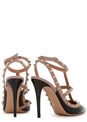 Valentino Garavani Rockstud 100 Patent Leather Pumps
