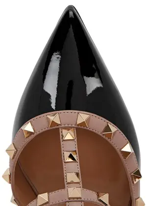 Valentino Garavani Rockstud 100 Patent Leather Pumps