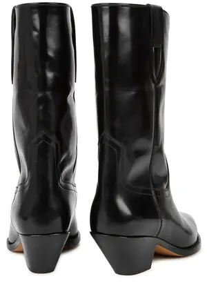 Isabel Marant Étoile Dahope Leather Ankle Boots - Black