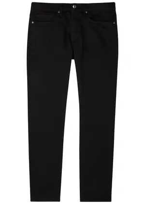 FRAME L'homme Slim-leg Jeans - Black
