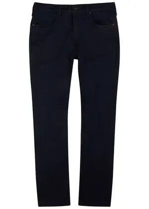 Paige Paige Normandie Straight-Leg Jeans Dark Blue