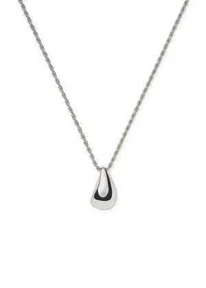 MISSOMA Savi Droplet Rhodium-plated Necklace - Silver