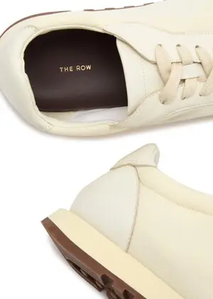 THE ROW Owen Panelled Sneakers - White