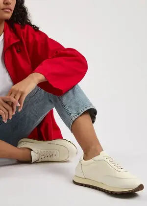 THE ROW Owen Panelled Sneakers - White