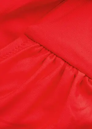 Melissa Odabash Brussels Halterneck Bikini Top - Red