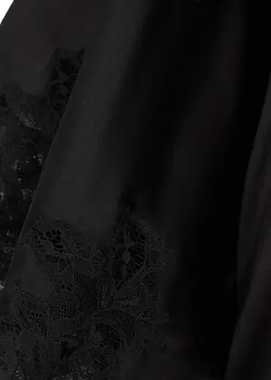 FLEUR OF ENGLAND Signature Silk-blend Robe