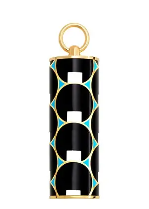 Carolina Herrera Lipstick Cap - Blue Dots