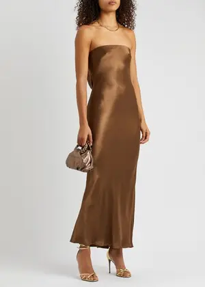 Bec & Bridge Moon Dance Strapless Maxi Dress