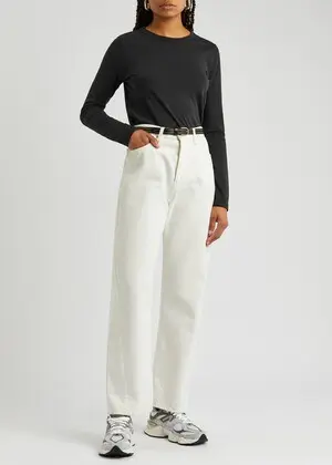 Rag & Bone The Slub Cotton Top - Black