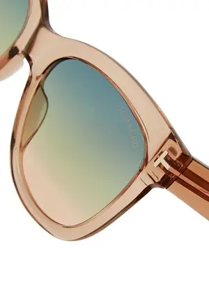 TOM FORD Wallace Round-frame Sunglasses