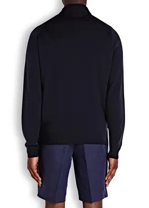 John Smedley Tapton Half-zip Merino Wool Jumper