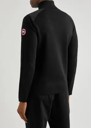 Canada Goose Stormont Panelled Half-zip Wool Sweatshirt