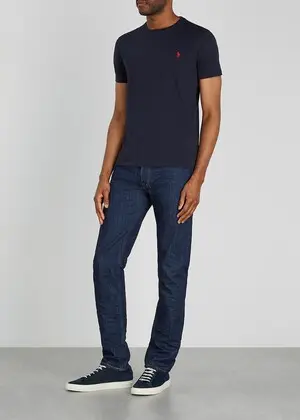 Polo Ralph Lauren Custom Slim Cotton T-shirt - Navy