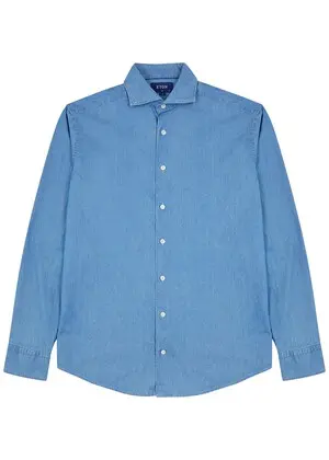 Eton Chambray Shirt - Blue