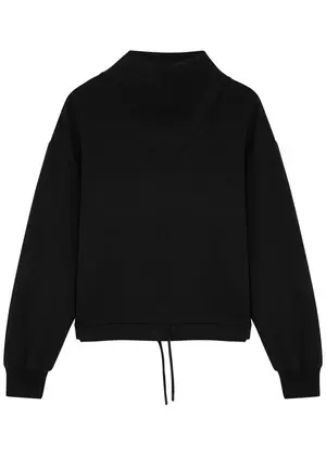 Varley Betsy Stretch-jersey Sweatshirt - Black