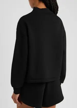Varley Betsy Stretch-jersey Sweatshirt - Black