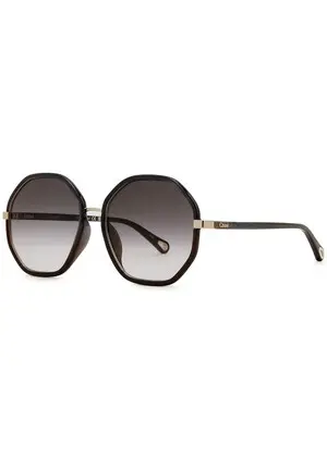 Chloé Octagon Frame Sunglasses - Grey